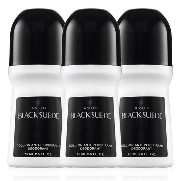 Avon | Grooming | Avon Black Suede Rollon Antiperspirant Deodorant Trio ...